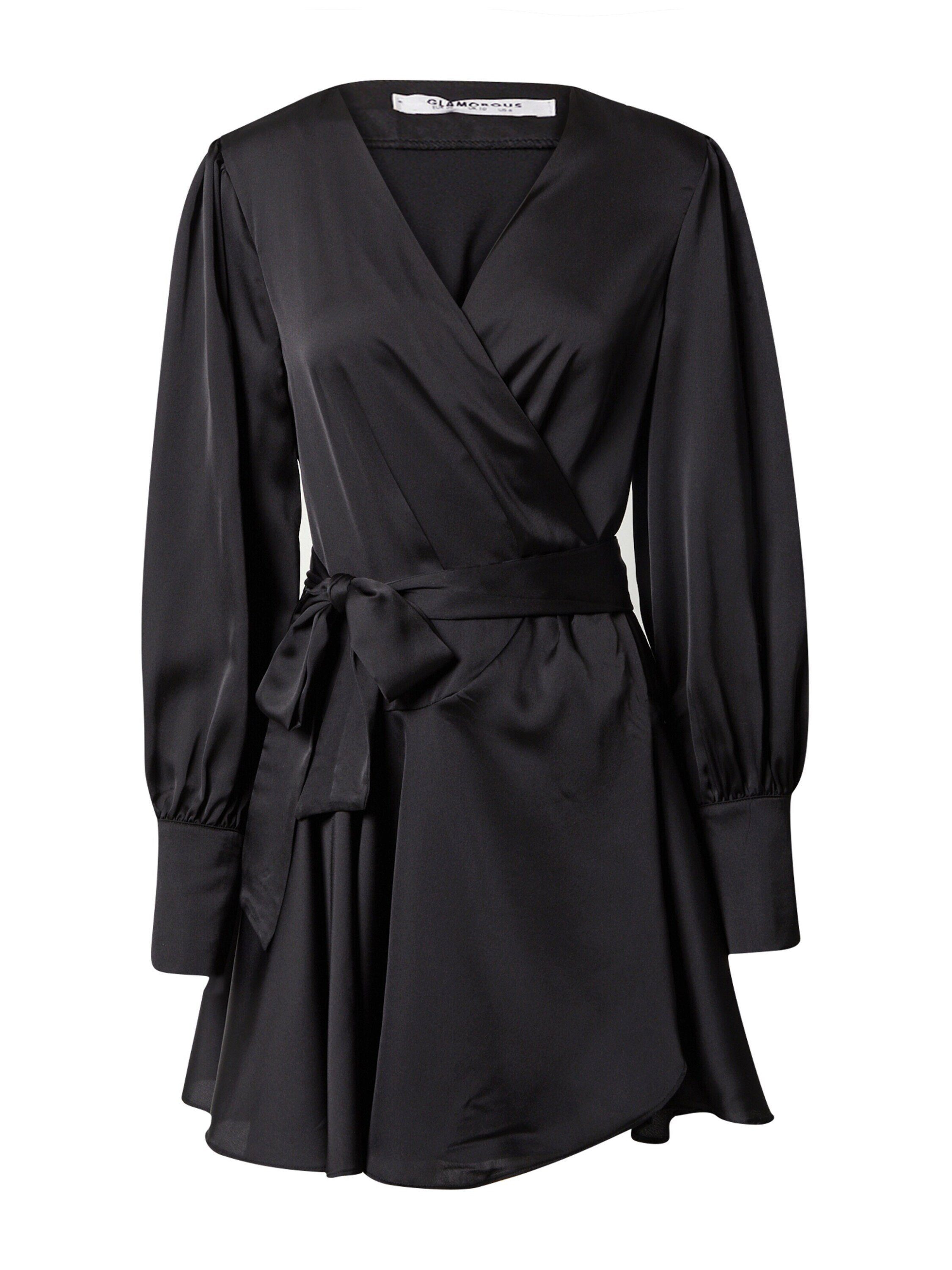 Glamorous Minikleid 1 Tlg Drapiertgerafft Wickel Design Falten