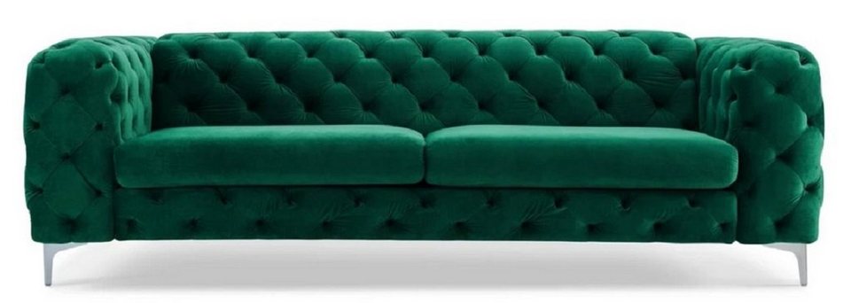 Jvmoebel Sofa Grüner Chesterfield Dreisitzer Luxus Möbel Couch Neu