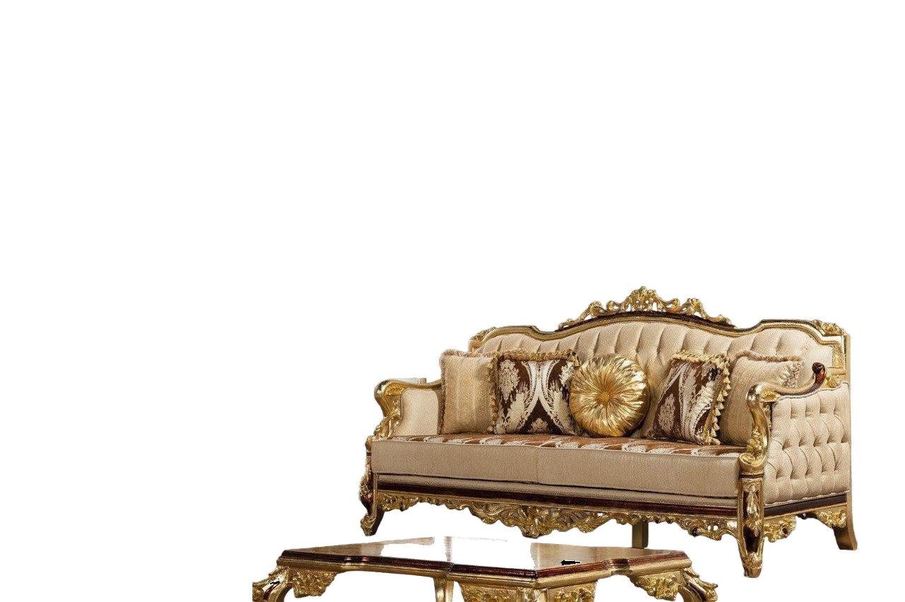 JVmoebel Sofa, Sofagarnitur Couch Barock Rokoko Couchen Textil ...