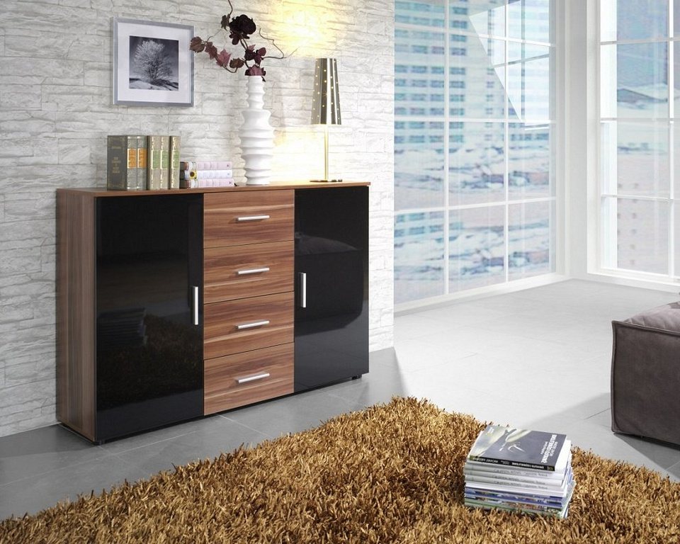 99rooms Kommode Uno Highboard Standschrank Mit Schubladen Viel