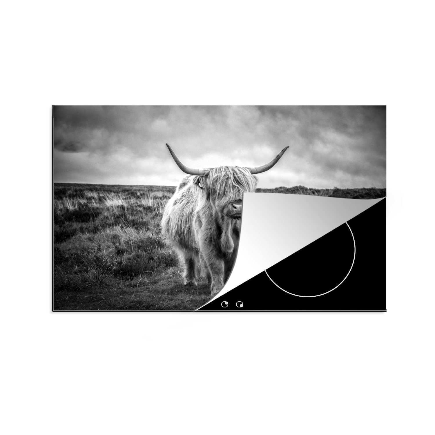 Muchowow Herdblende Abdeckplatte 76x515 Cm Woolly Schottischen
