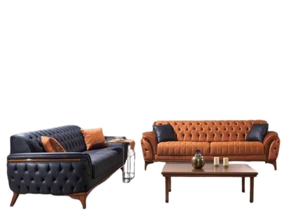 Jvmoebel Wohnzimmer Set Chesterfield Sofas Designer Wohnzimmer Garnitur