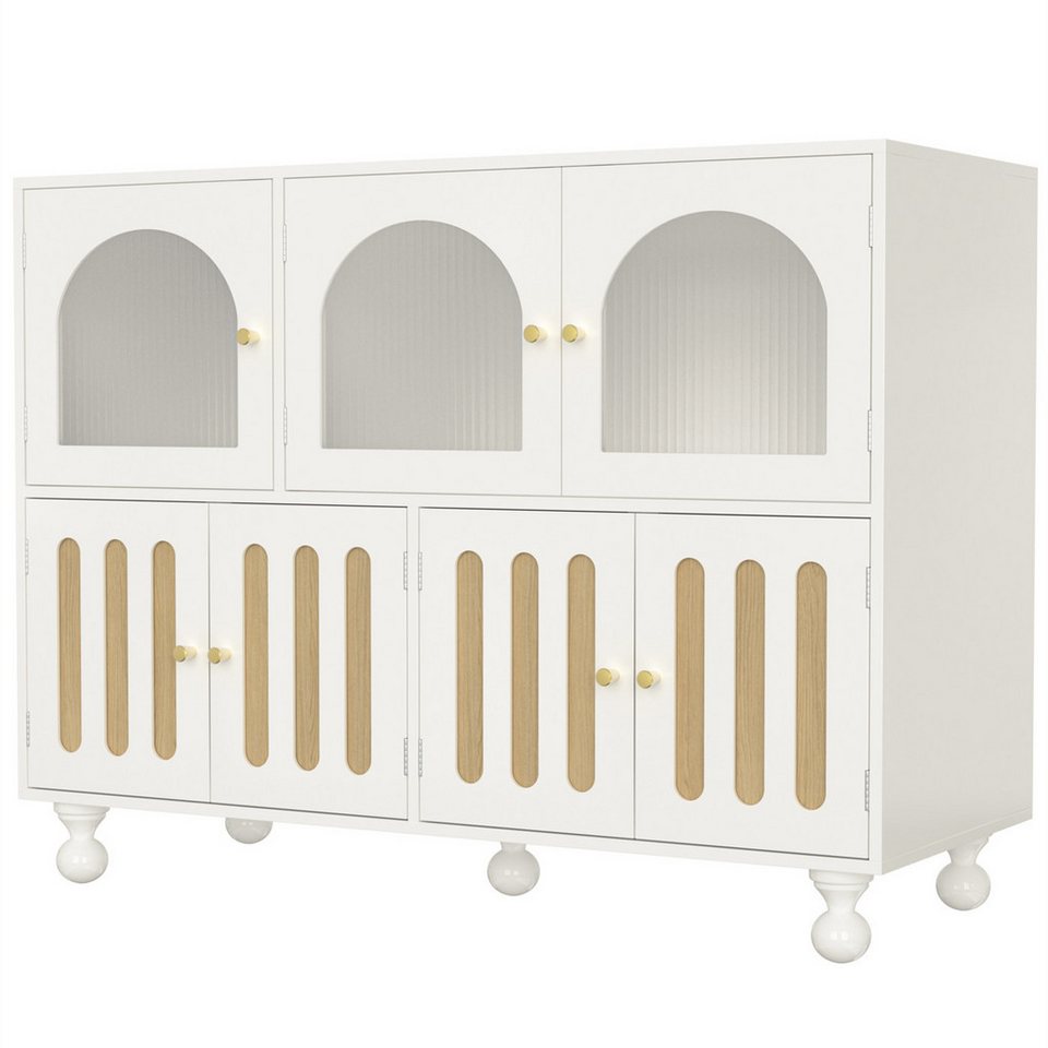 Autolock Sideboard Modernes Sideboardhochschrankglastürdesigntür In