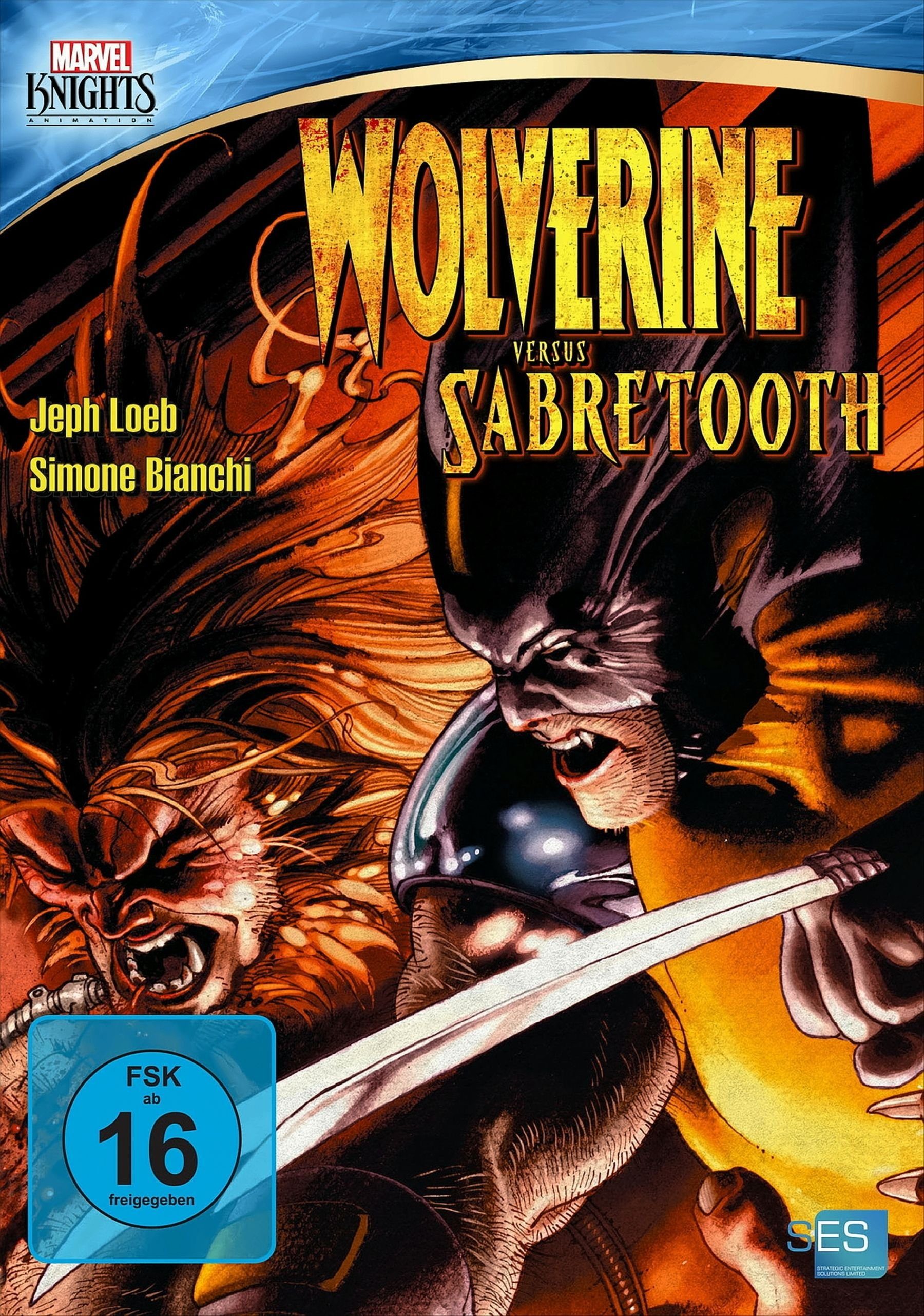 DVD Marvel Knights - Wolverine versus Sabertooth (OmU)