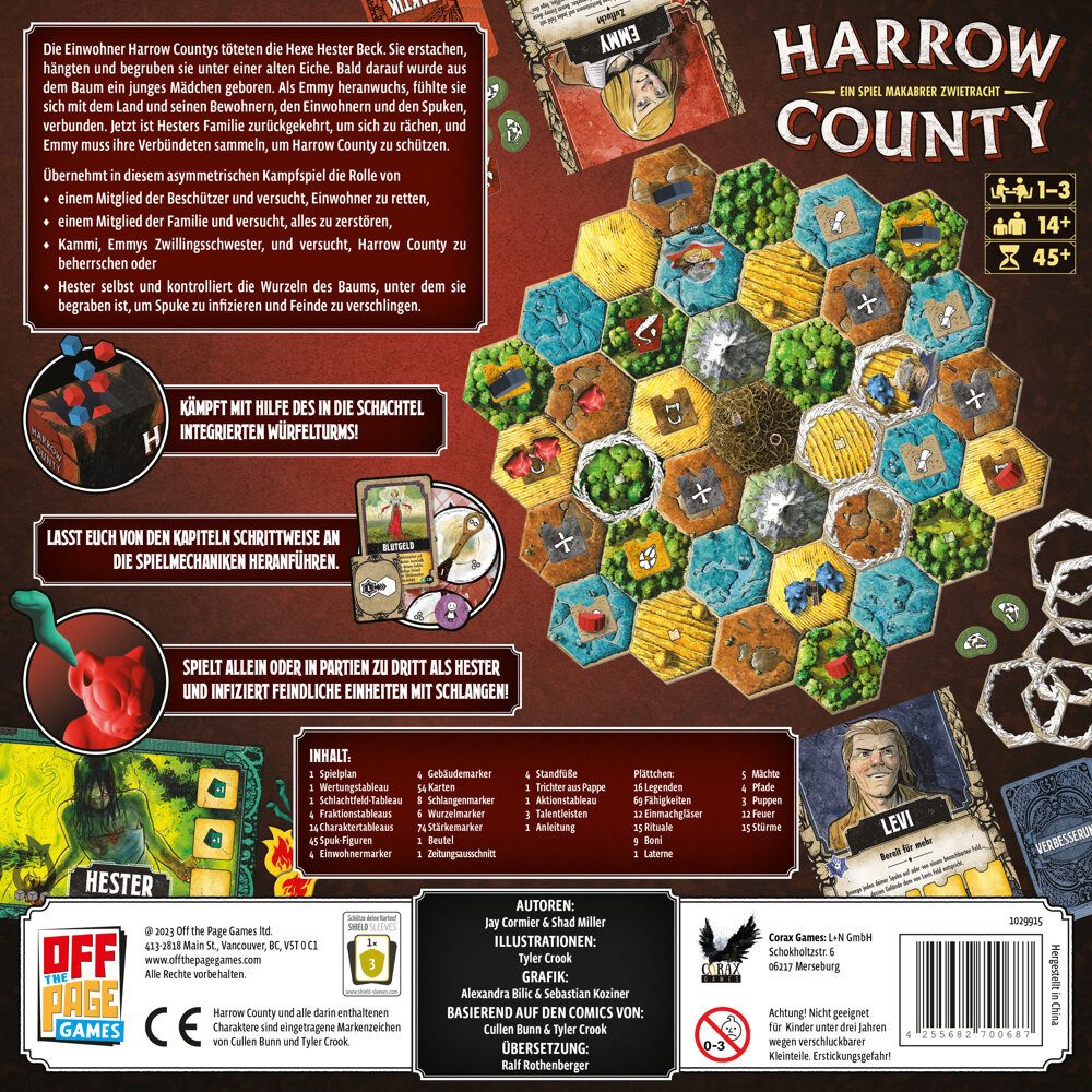 Corax Games Spiel Harrow County (de)