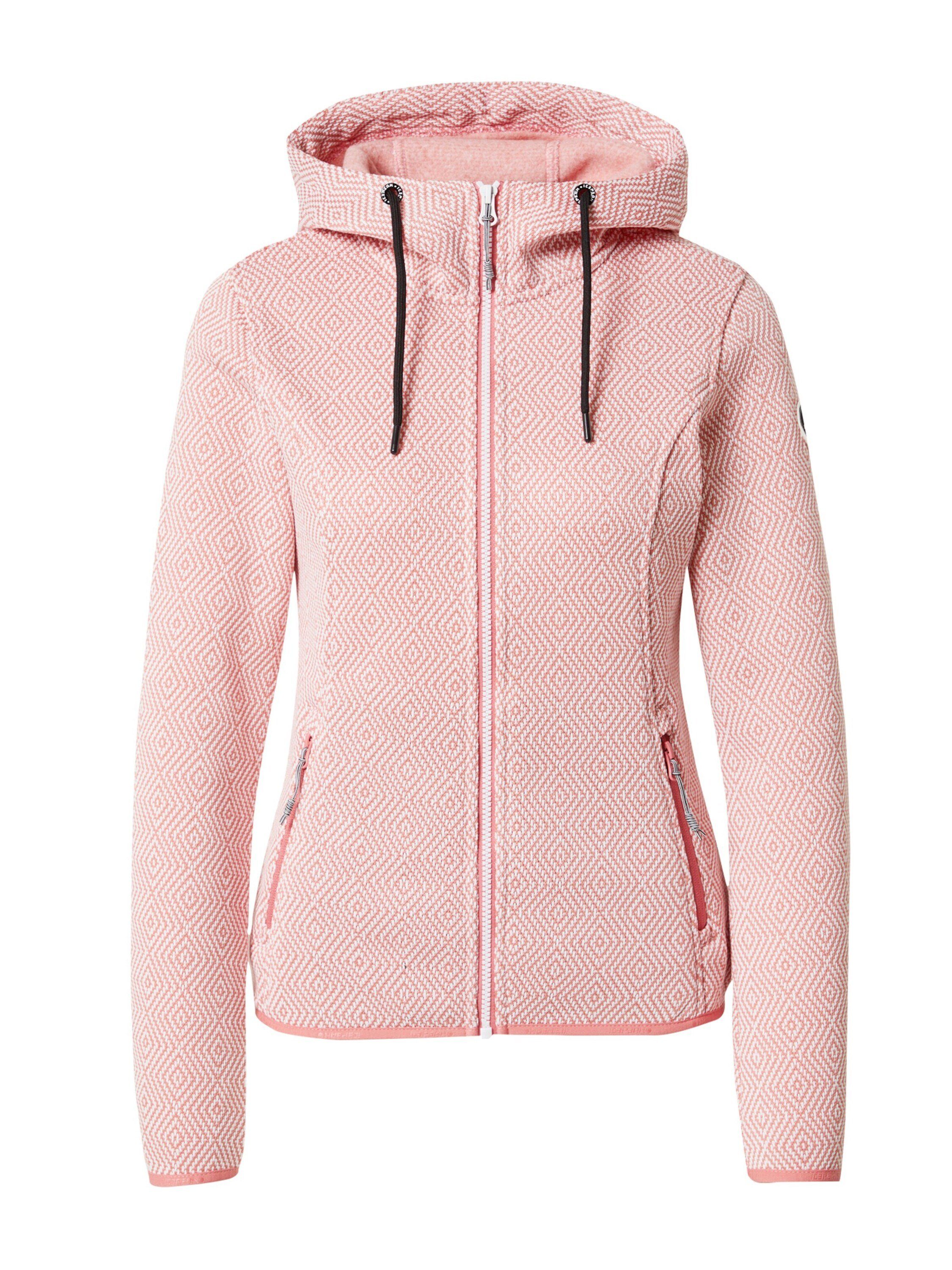Icepeak Fleecejacke Adrian 1 St Plainohne Details Eingefasster Saum