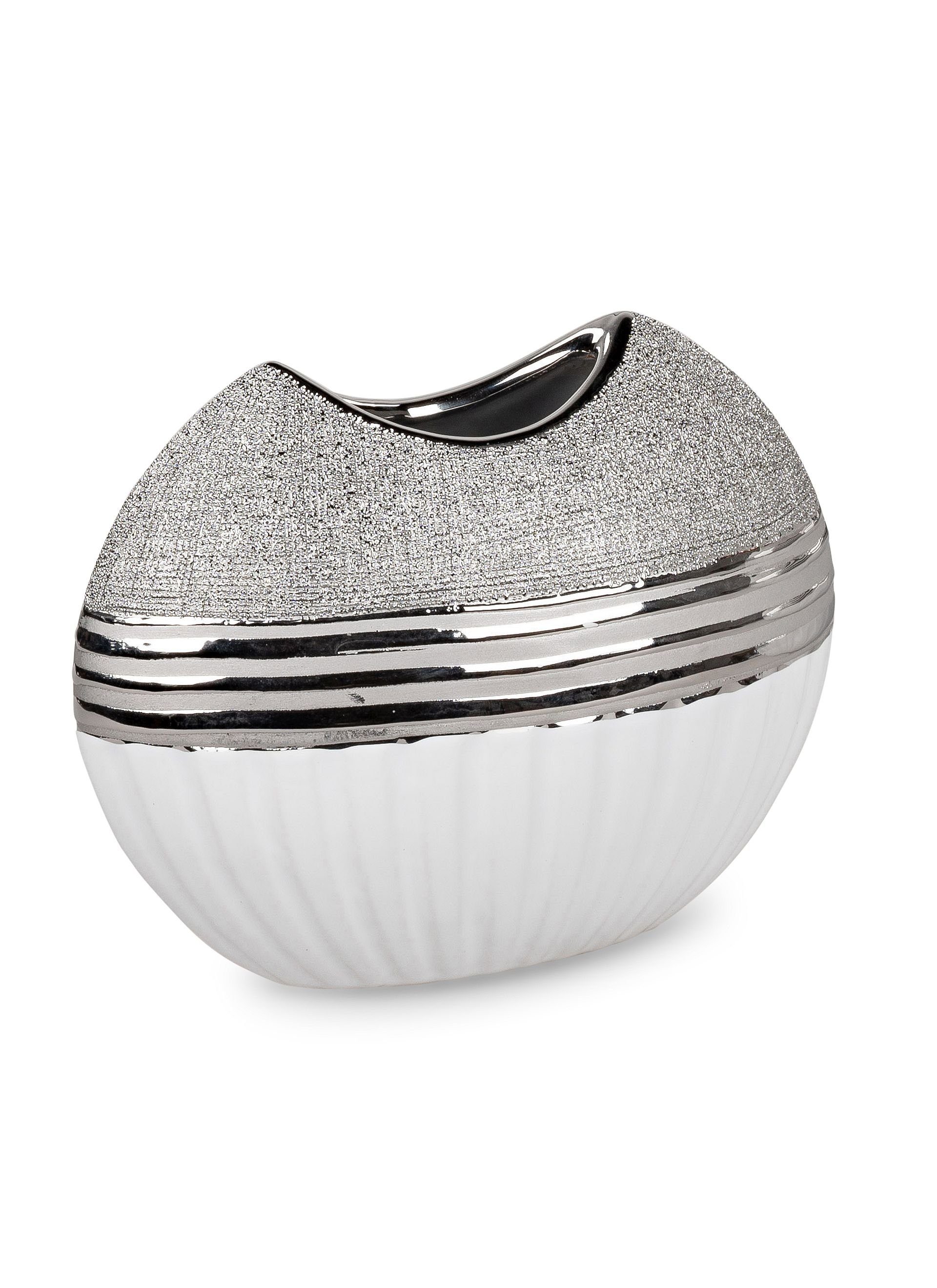 Small Preis Dekovase Vase Tischvase Aus Dem Hause Formano In Weiß