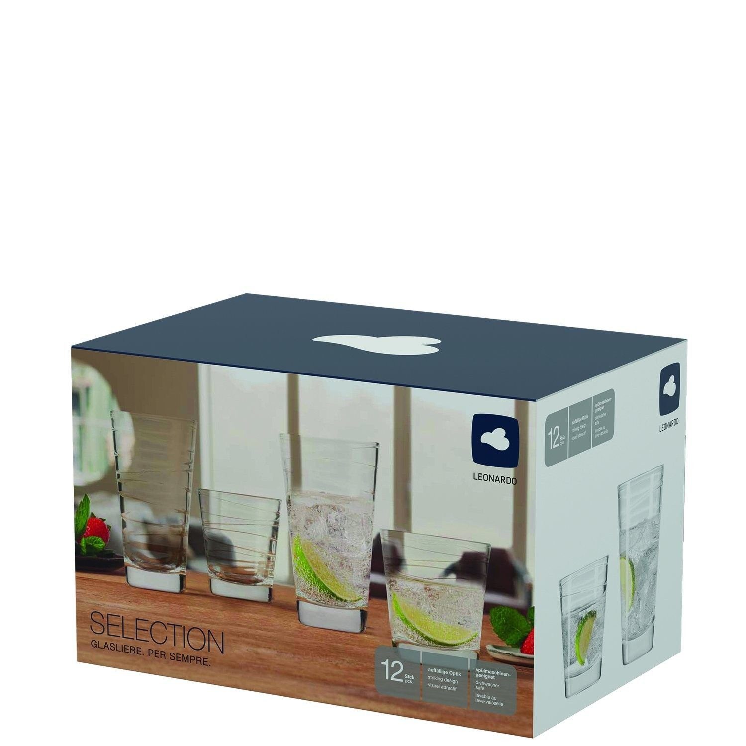 LEONARDO Gläser-Set Becher-Set LEONARDO SELECTION transparent