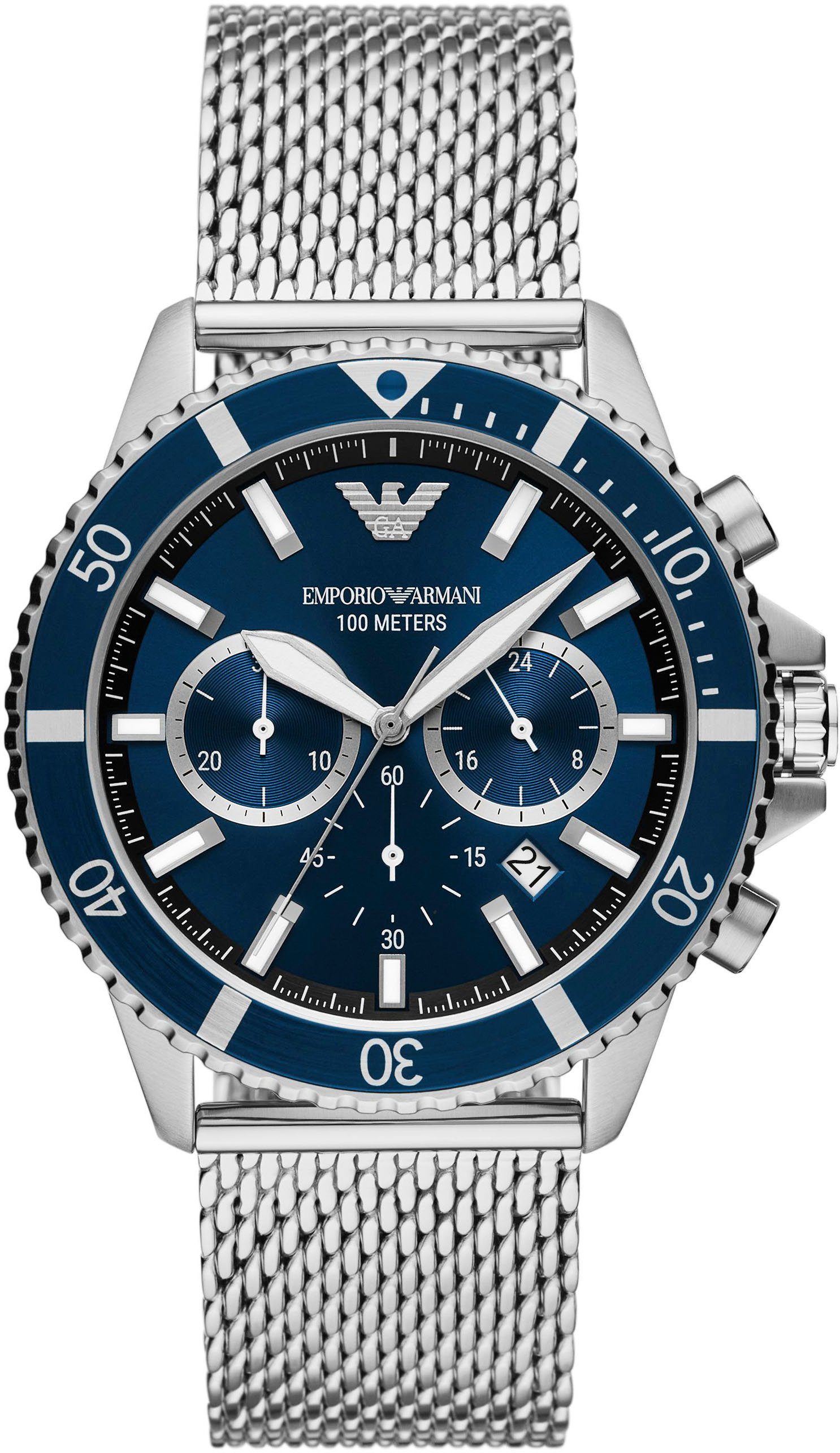 Emporio Armani Chronograph, Schöner Herrenchronograph
