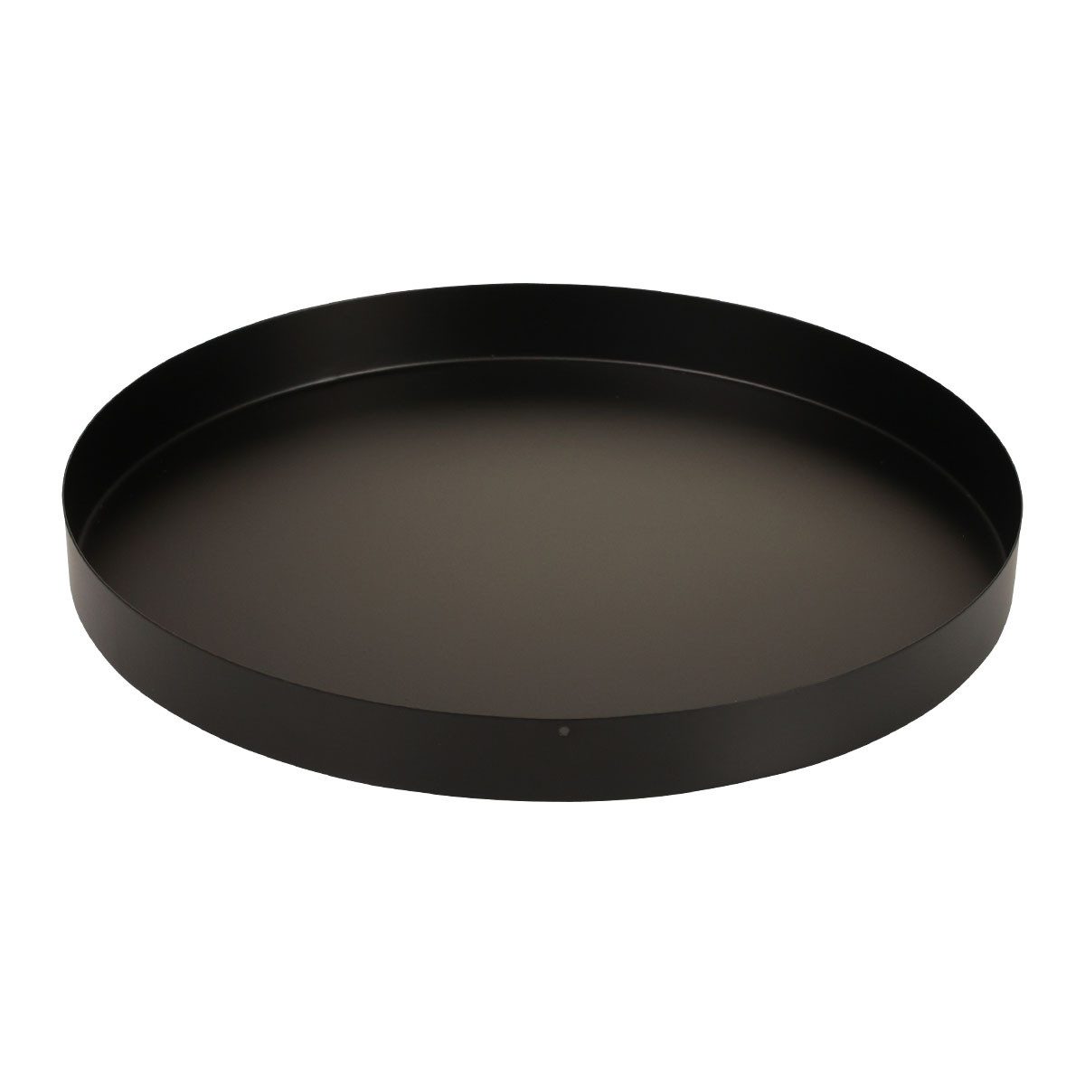 Dekotablett Schwarz Rund