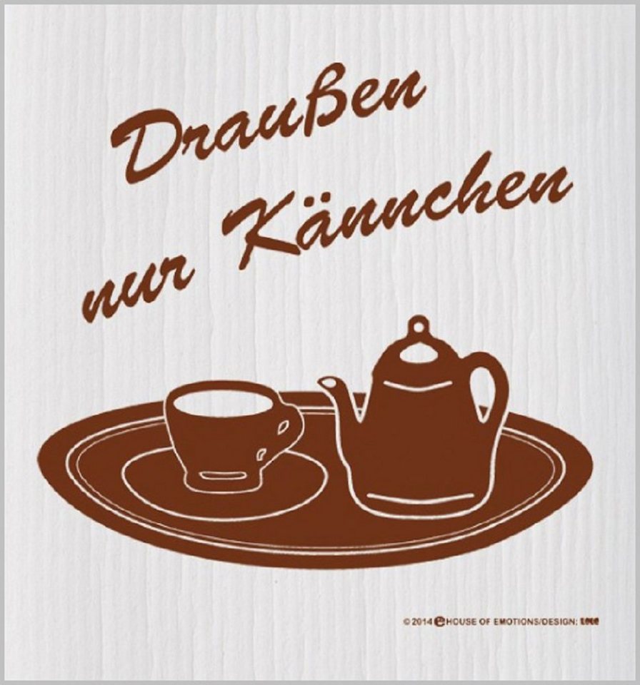 Spültuch Draußen Nur Kännchen 020065