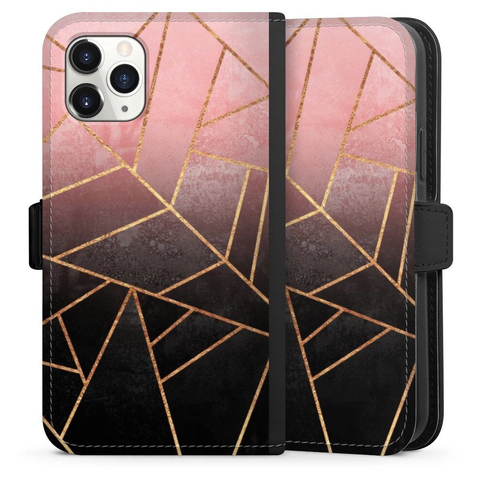Deindesign Handyhülle Farbverlauf Geometric Gold And Kupfer Pink And