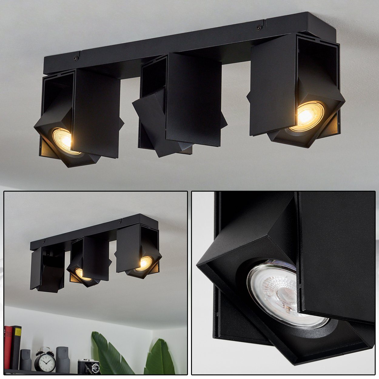 Hofstein Deckenleuchte Meano Moderne Deckenlampe Aus Metall In