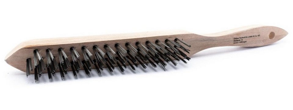 Trend Line Drahtbürste Trendline Drahtbürste 3 Reihig Stahl Mit Holzgriff
