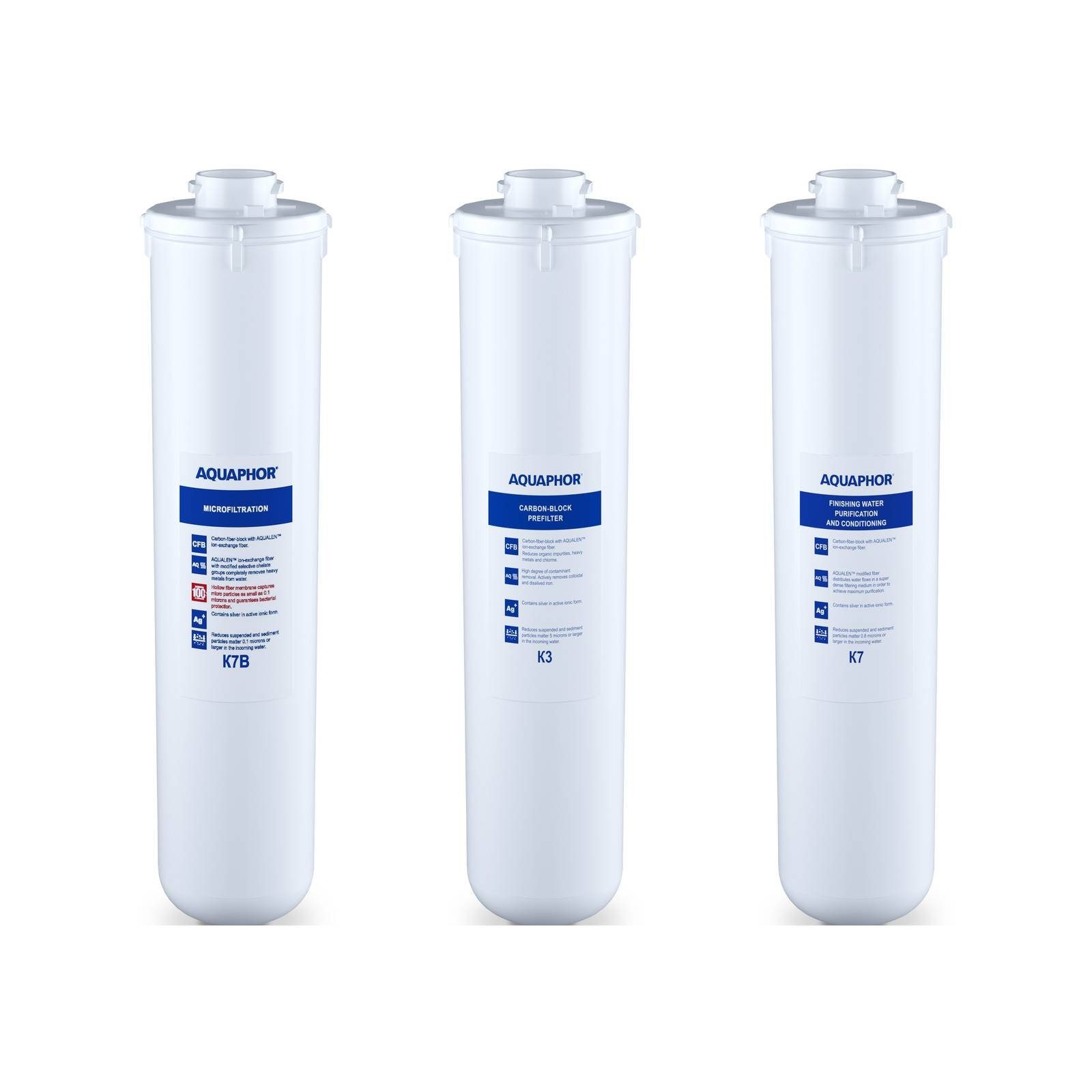 AQUAPHOR Wasserfilter Aquaphor Filter für Wasserfilteranlage 3 St.