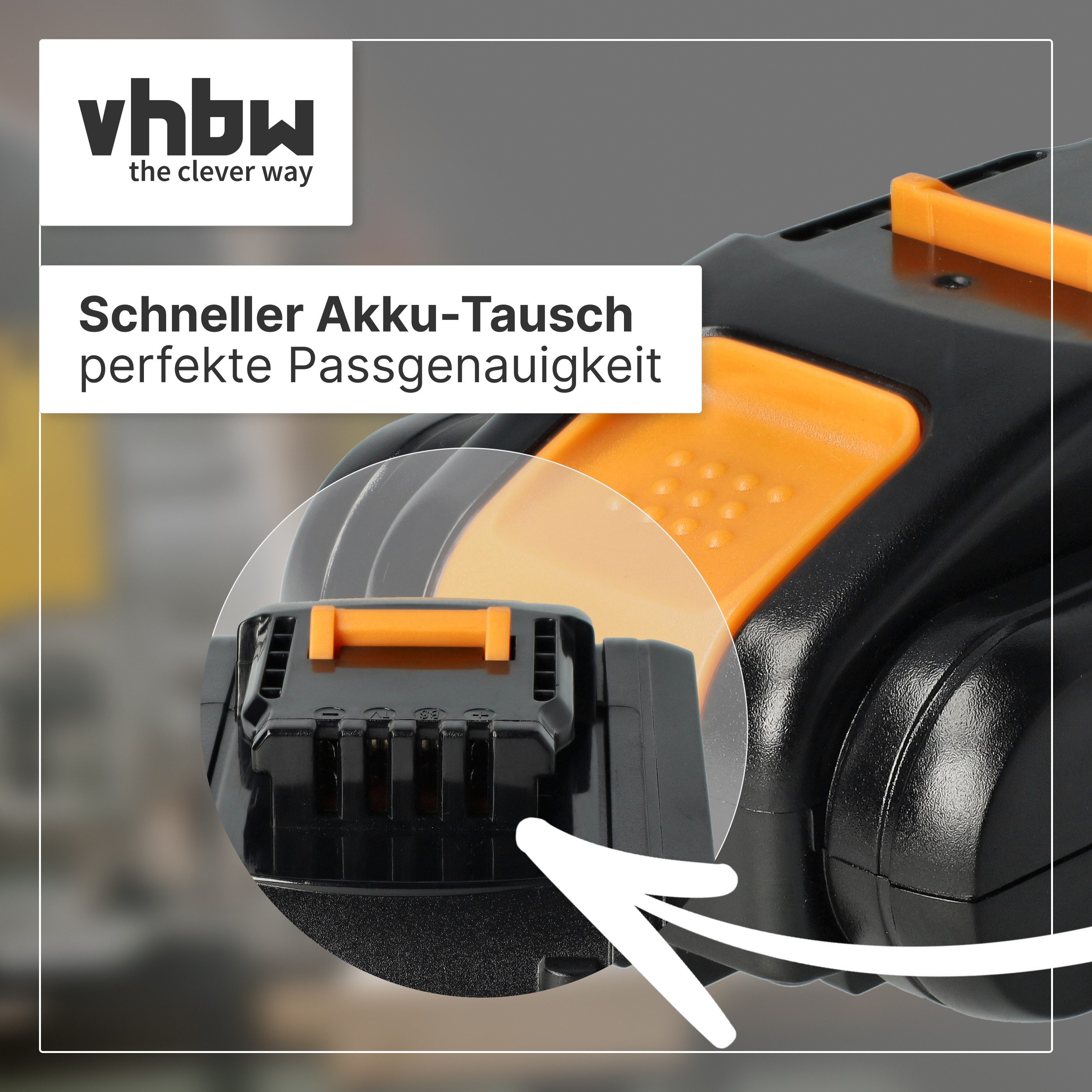 vhbw Akku passend für Rockwell RK1807K2, RK1806K2, RD2872, RD2873 ...