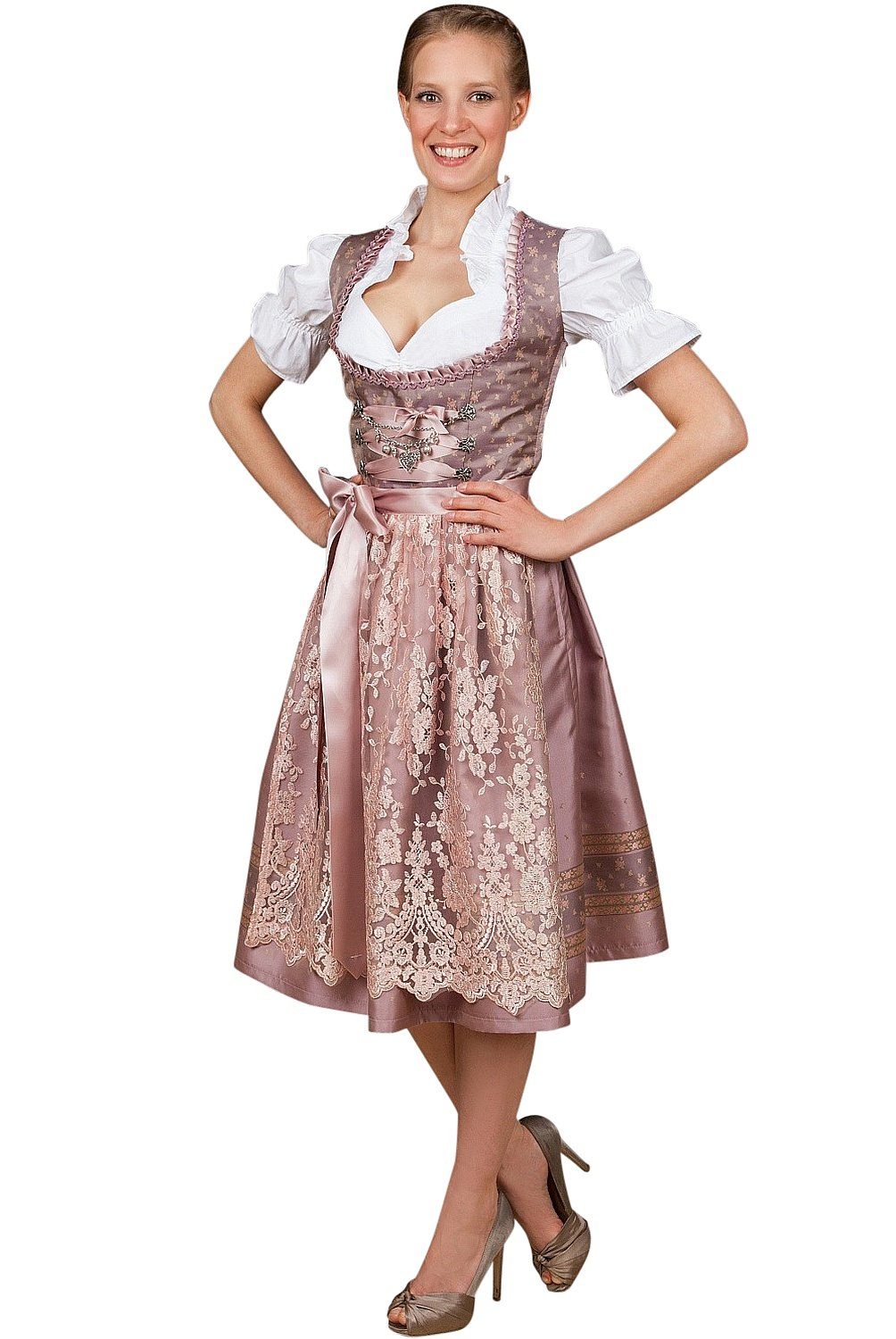 Edelnice Dirndl Madeleine, Wunderschönes Dirndl inklusive Charivari und ...