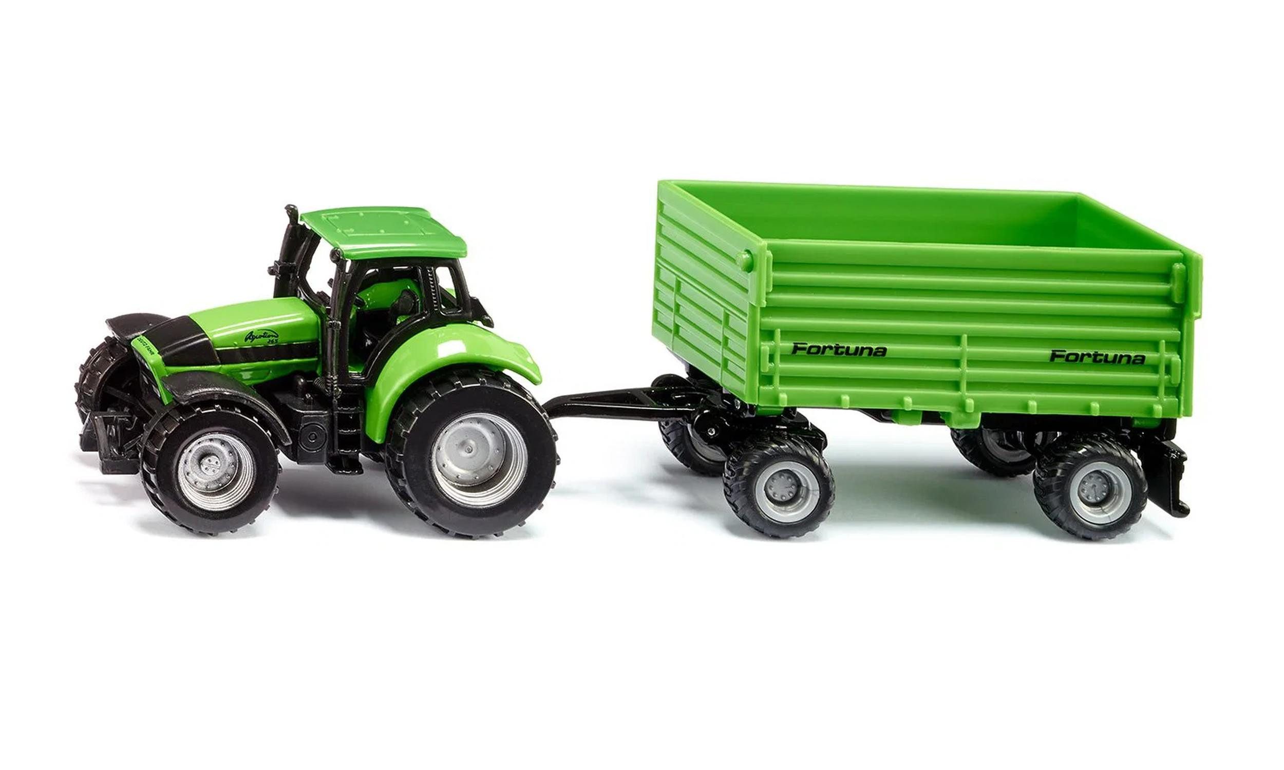 Siku Spielzeug-Auto Traktor im Warrior Design mit Anhängerkupplung ...