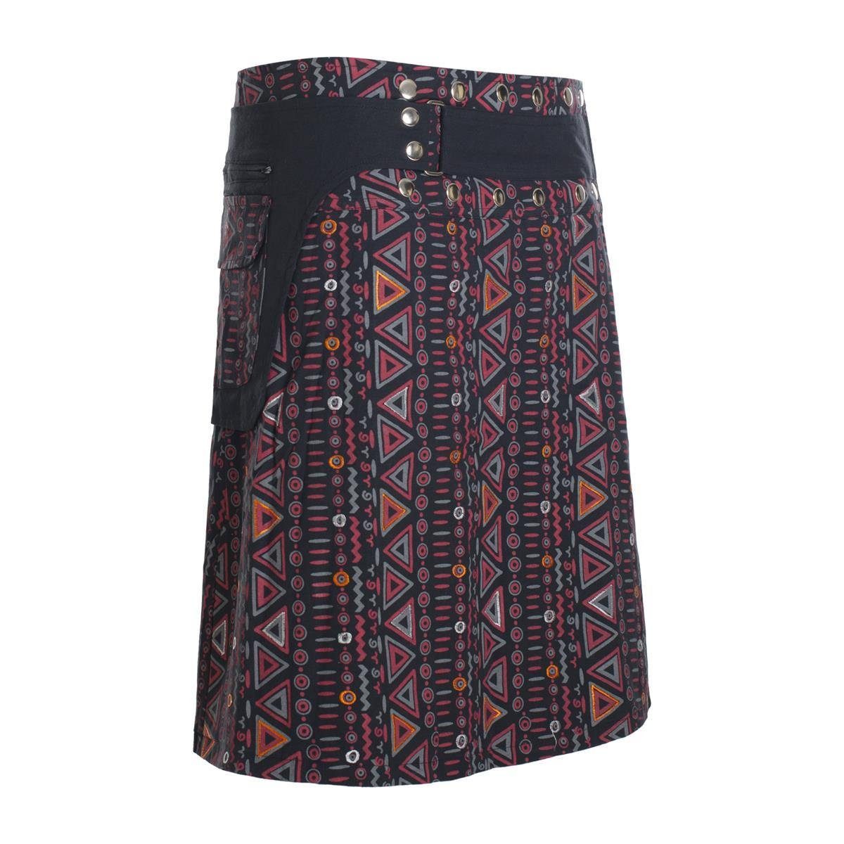 Vishes Wickelrock Ethno Wickelrock Damen Rock zum Wickeln mit ...