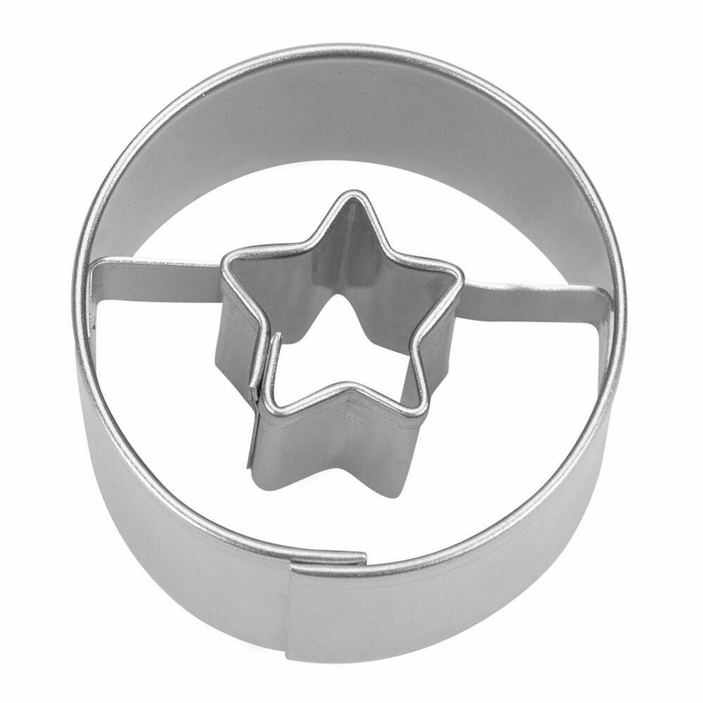 STÄDTER Ausstechform Stern in Ring Mini, Edelstahl, Mini Ausstechformen ...