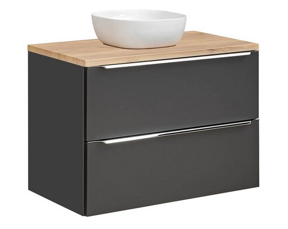 Einfachgutemoebel Waschtisch Set Badezimmer Waschplatz Capri 80cm