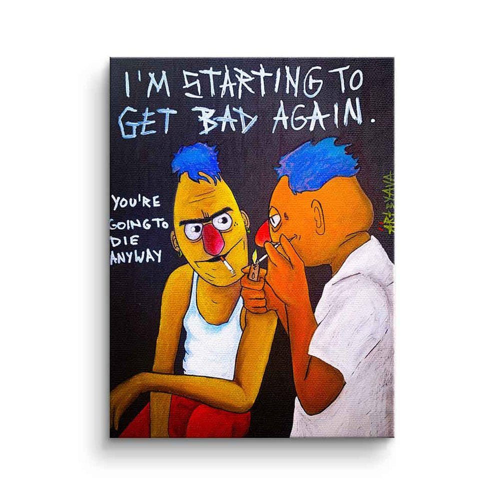 Dotcomcanvas® Leinwandbild Badass Ernie Und Bert Leinwandbild Badass