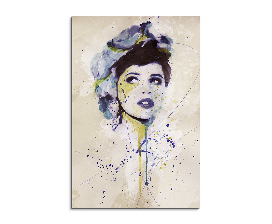 Sinus Art Leinwandbild Adriana Splash 90x60cm Kunstbild Als Aquarell