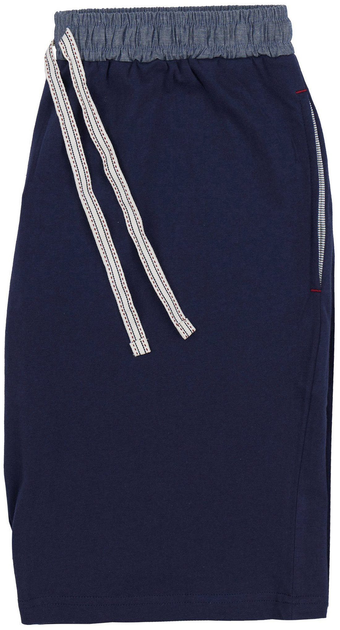 Phil And Co Pyjamashorts Herren Schlafanzughose Kurz 1 Tlg Baumwolle
