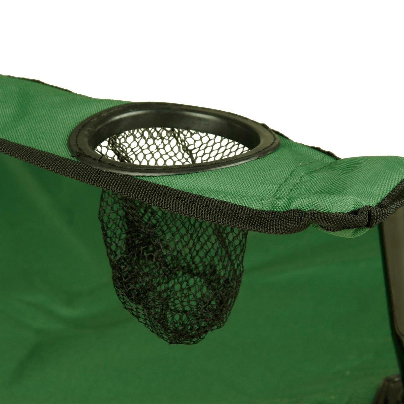 VCM Gartenstuhl Angelstuhl Getränkehalter Campingstuhl klappbar ...
