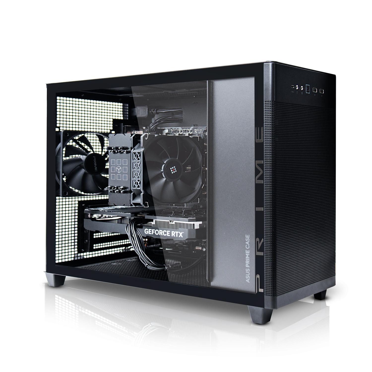 SYSTEMTREFF Mini Mini-PC (Intel 12400F 12400F, GT 710, 16 GB RAM, Luftkühlung), Intel Core i5 ...