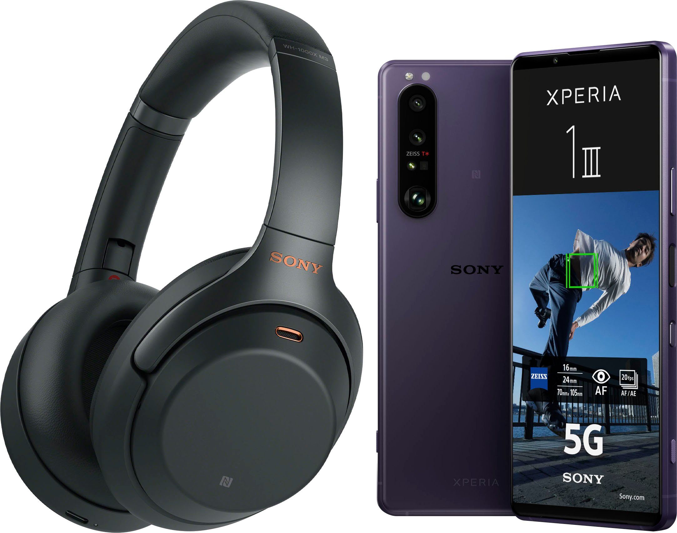 Sony Xperia 1 III 5G, 256GB Smartphone (6,5 cm/16,51 Zoll, 256 GB ...