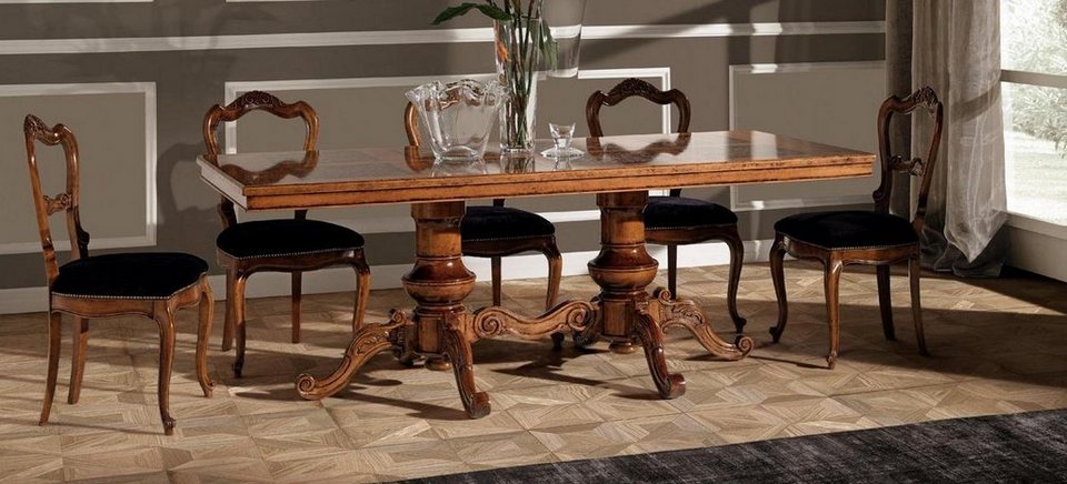 Jvmoebel Esstisch Luxus Esstisch Tisch Massiv Holz Möbel Italien