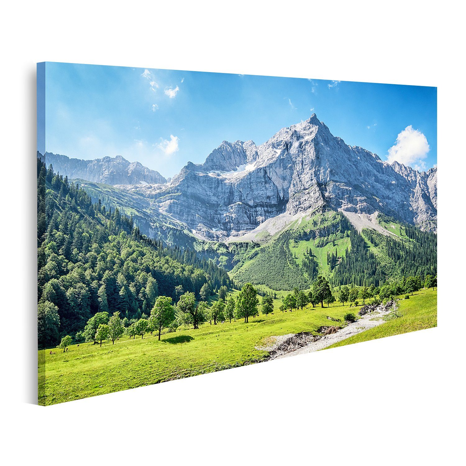 islandburner Leinwandbild Bild auf Leinwand Karwendelgebirge Österreich Europäische Alpen Wandbi