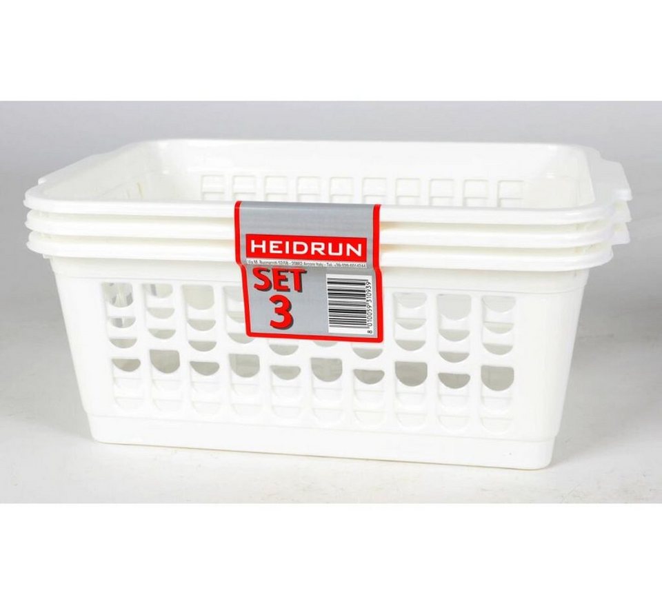 Heidrun Aufbewahrungsbox 8x Körbchen 3er Set 30x20x11cm Aufbewahrung