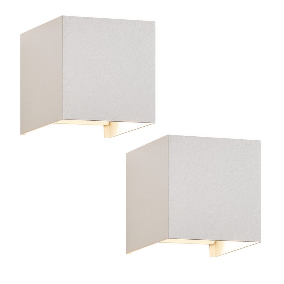 Zmh Led Wandleuchte Innen 2er Außenwandleuchte Up Down Wand Leuchten