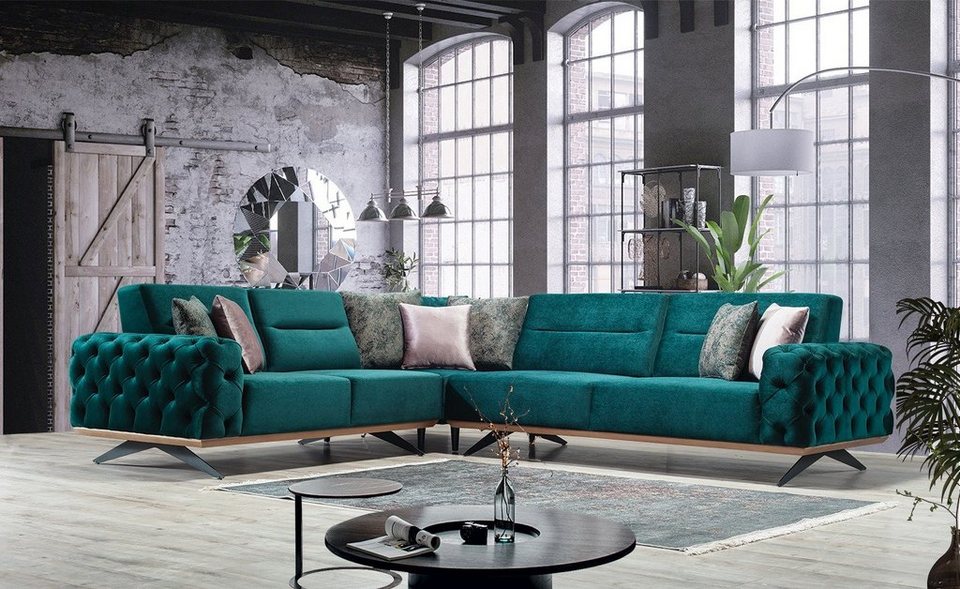 Villa Möbel Ecksofa Cuba 1 Quality Made In Turkey Pflegeleichter
