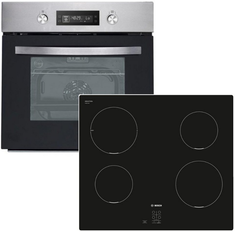Pkm Backofen Set Einbaubackofen Pyrolyse Mit Bosch Induktionskochfeld