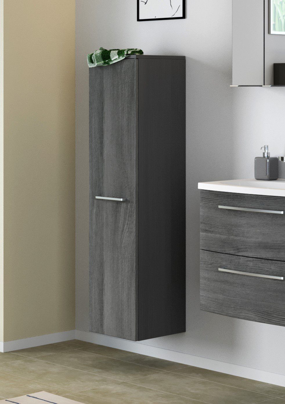 Möbelando Midischrank Genua Moderner Midischrank Korpus Aus