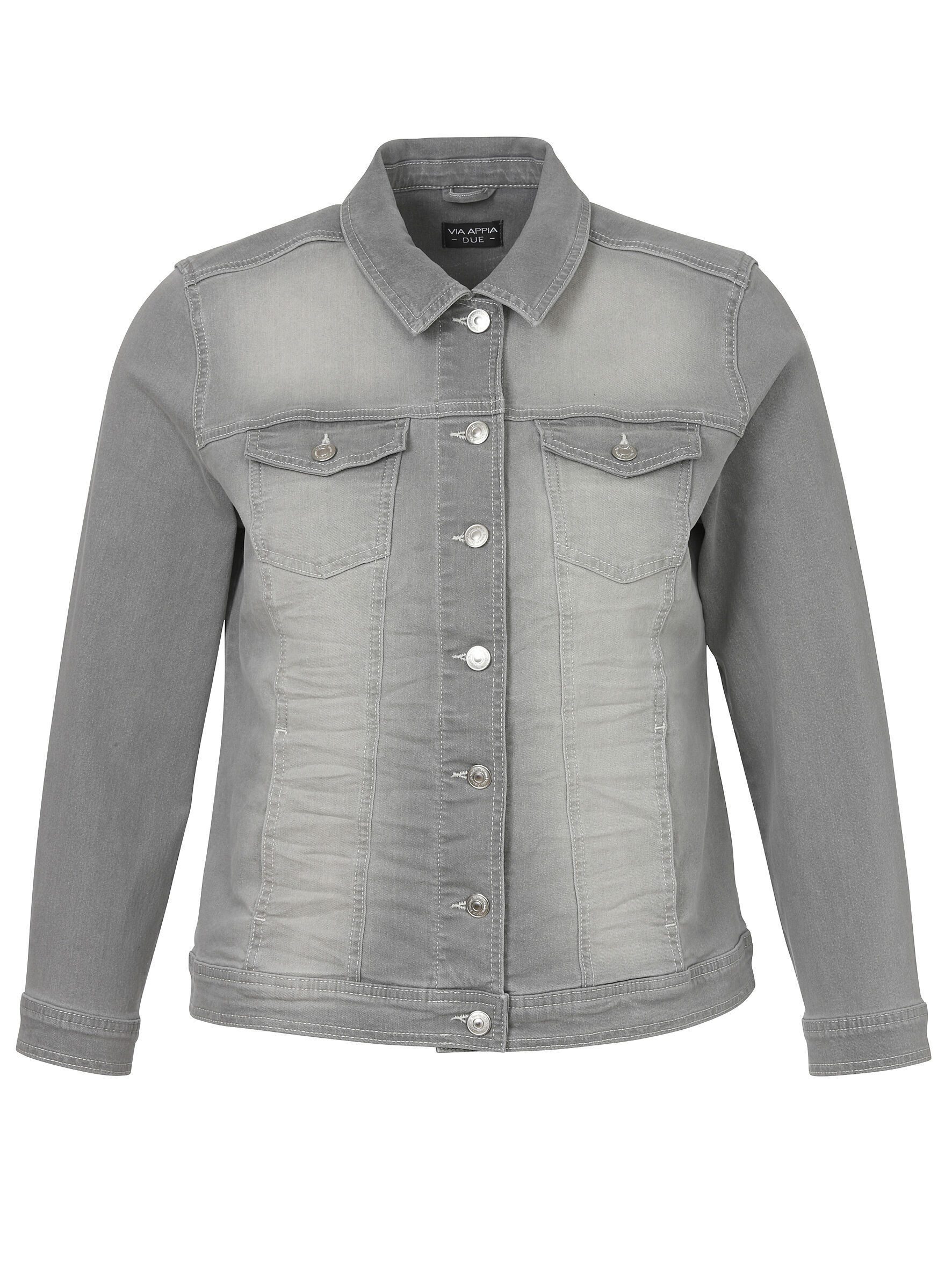 VIA APPIA DUE Jeansjacke, Weicher, leichter Baumwoll-Denim mit Power ...
