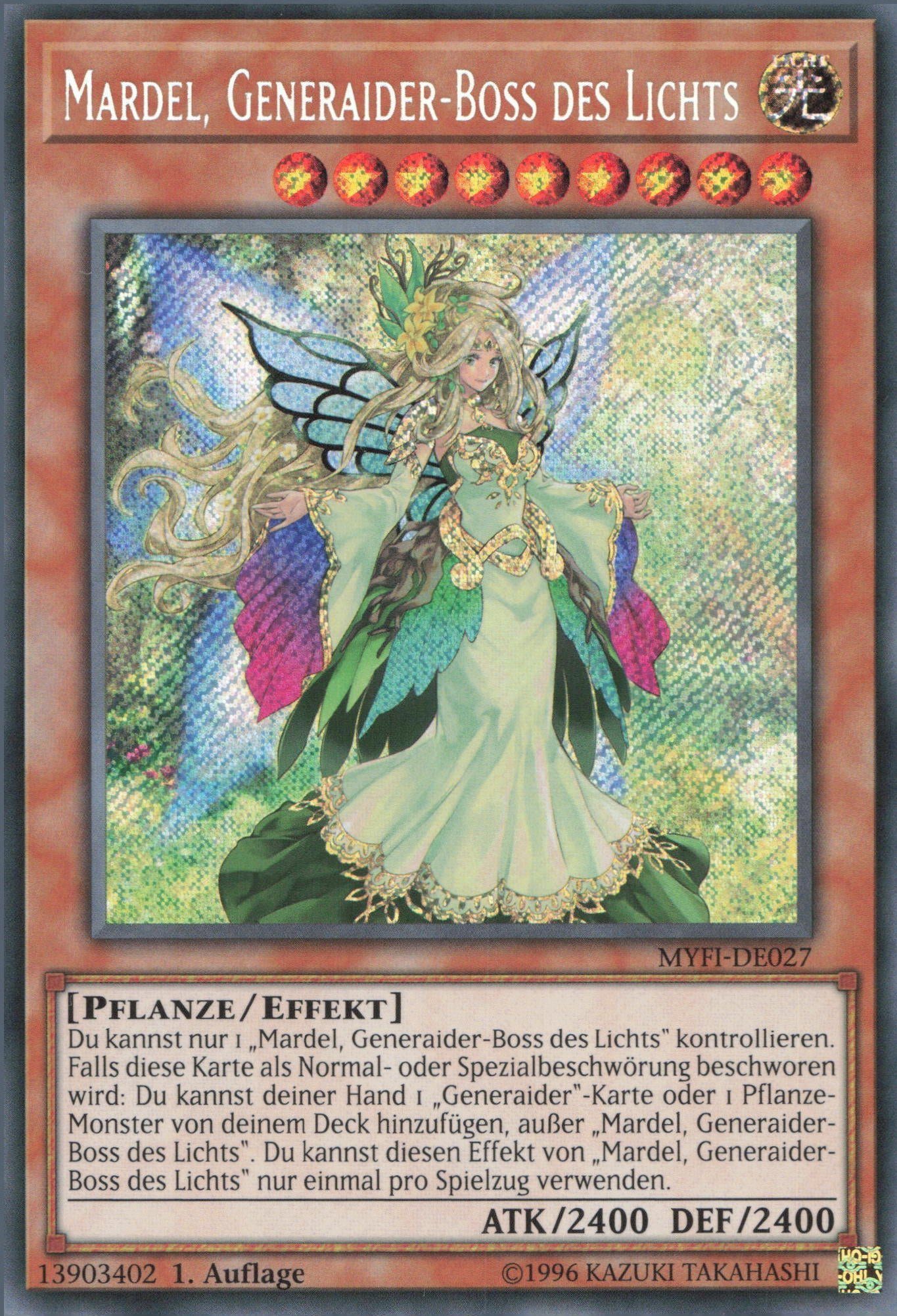 Recollectibles Sammelkarte Yugioh Karte Mardel Generaider Boss Des