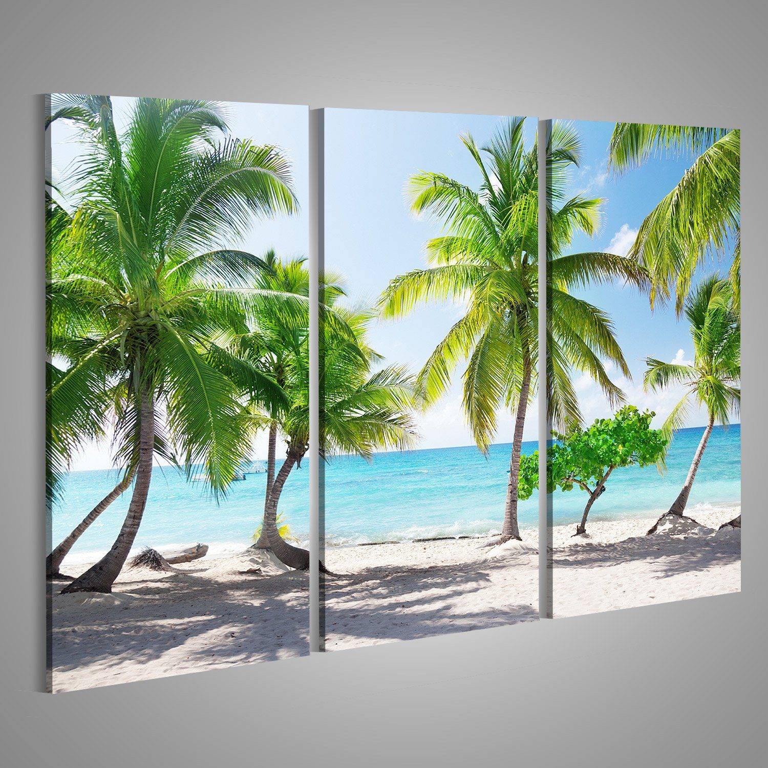 islandburner Leinwandbild »Bild auf Leinwand Catalina Insel In Der Dominikanischen Republik ...