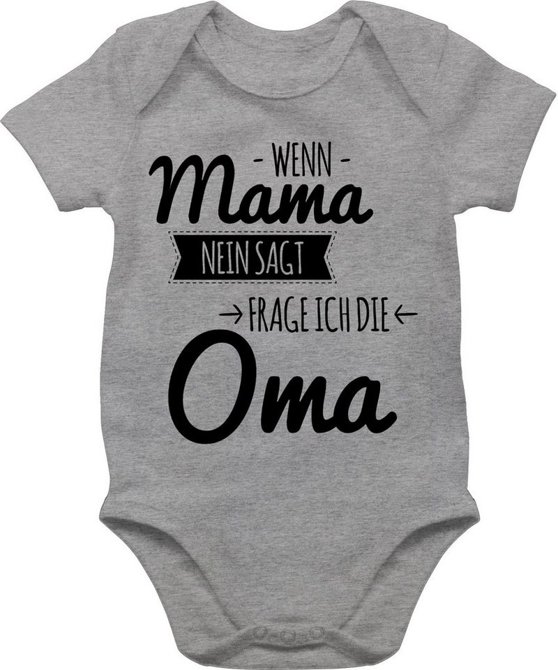 Shirtracer Shirtbody »Wenn Mama nein sagt frag ich Oma - Statement ... Shirtracer Shirtbody »Wenn Mama nein sagt frag ich Oma - Statement ...
