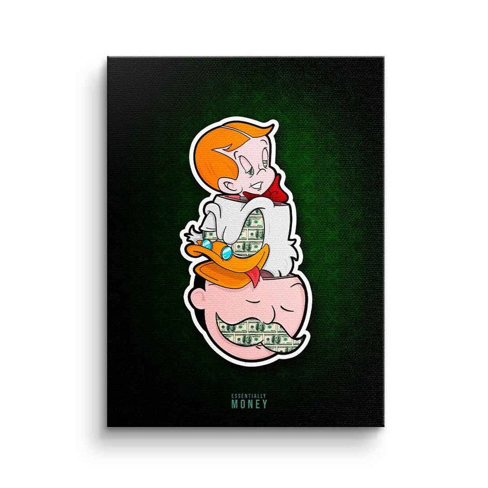 Dotcomcanvas® Leinwandbild Leinwandbild Richie Rich Mr Monopoly