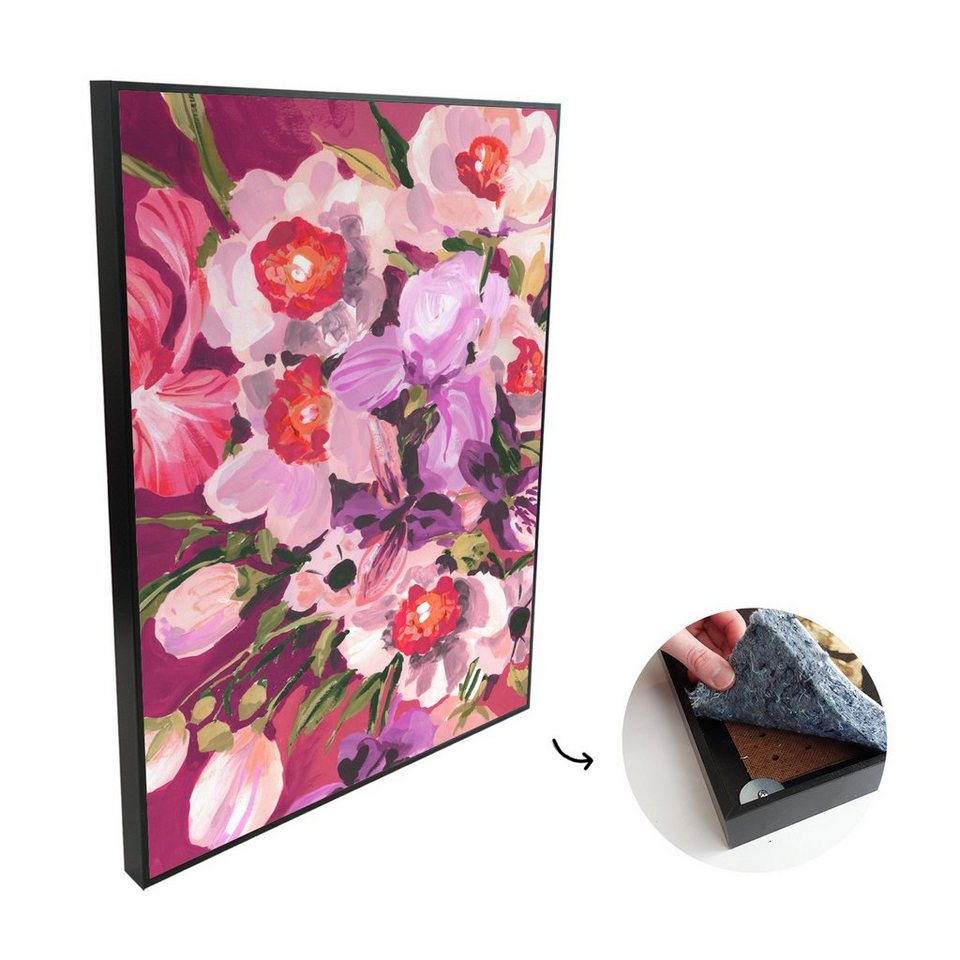 Muchowow Akustikplatte Rosa Orchidee Blumen Botanisch 1 St