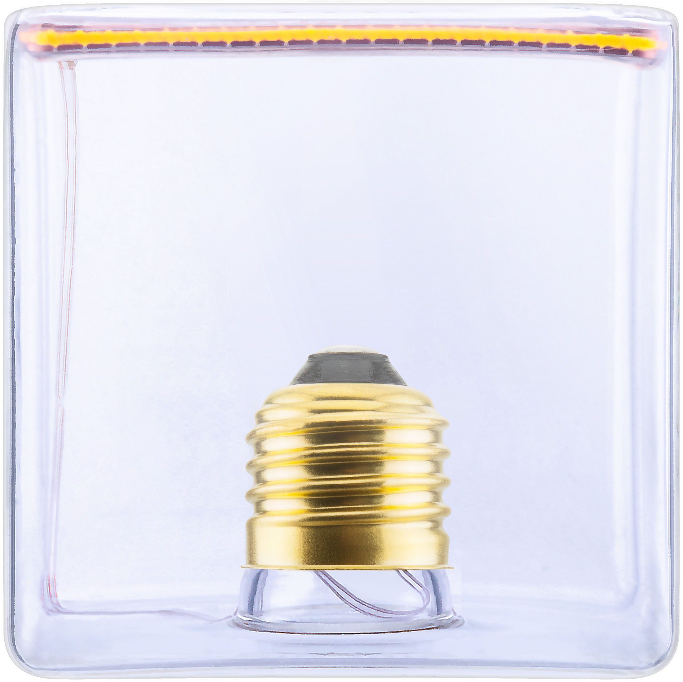 SEGULA LED Floating Cube 86 inside klar LED-Leuchtmittel, E27, Warmweiß ...