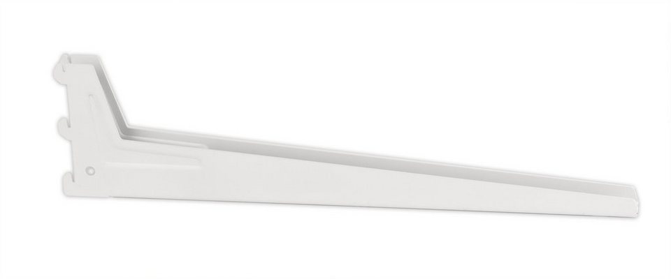 Bigdean Wandregalhalter Winkel Träger 18x5 Cm Weiß Regalträger Passend
