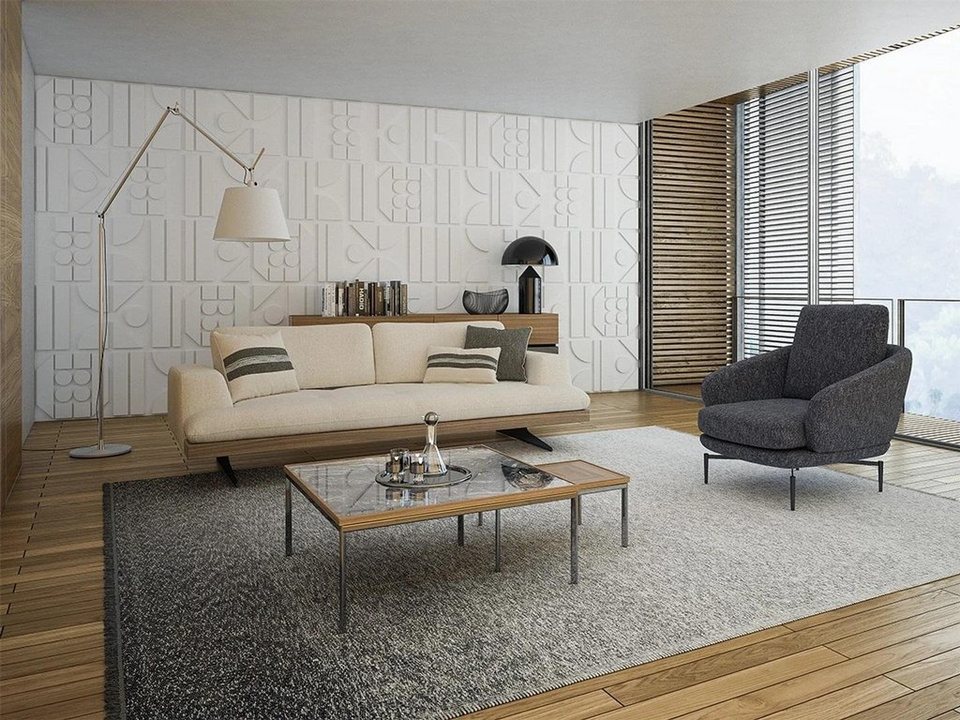 Jvmoebel Wohnzimmer Set Modern Wohnzimmer Sofa Set Dreisitzer Sofa