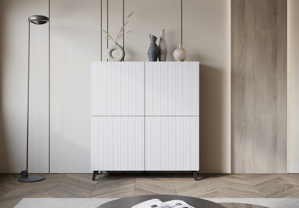 Inosign Highboard Highboard Phuket 1 St Moderne Kommode Mit 4 Türen