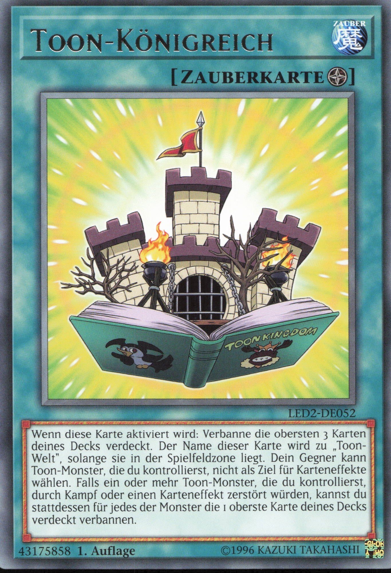 Recollectibles Sammelkarte Yugioh Karte Toon Königreich Deutsch Yu Gi
