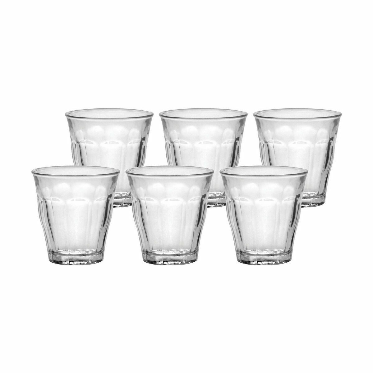 Duralex Gläser Set Gläserset Duralex Picardie Ø 65 X 67 Cm 90 Ml 6
